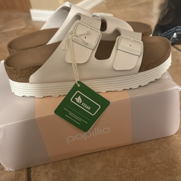 Papillio | Shoes | Papillio By Birkenstock Arizona Platform Sandals ...
